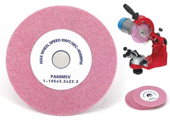 5 - 3/4" Aluminum Oxide Bonded Abrasives For Chain Saw Sharpening PA60M5V 145X3.2X22.3