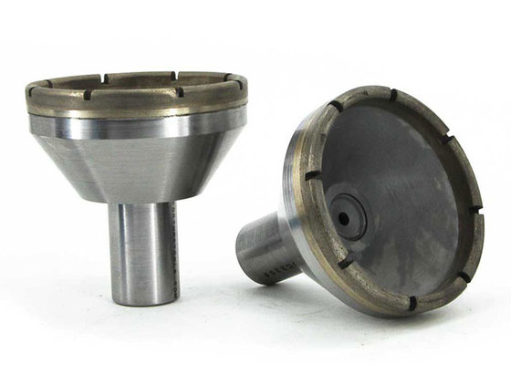Optical Components Use Sintered Diamond Milling Wheel With Shank &amp; Water Cooling Hole