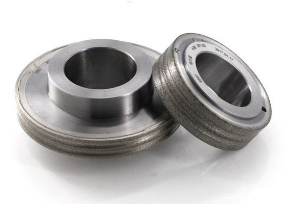 Electroplated Diamond Dressing Tools , Rails / Bearings Rotary Dressing Wheels