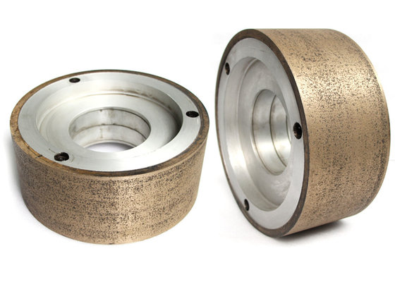 Center - Less Metal Bond Grinding Wheels Tungsten Carbide / Ceramics / Glass Usage