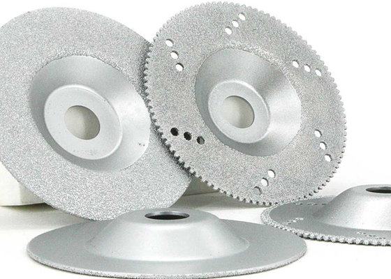 4&quot; Brazed Bond Grinding Wheels , Stone / Glass Use GJ009 Diamond Abrasive Disc