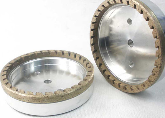 Metal Bond Glass Grinding Wheels , Internal Half Segmented Diamond Grinding Disk