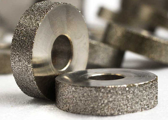 Flat Shape Electroplated Diamond Snagging Wheel 1A1 For Gemstone Rough Grinding
