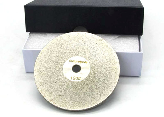 1A1 Wide Edge Electroplated Grinding Wheels , Gemstone Grinding Diamond Abrasive Wheels