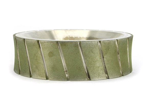 Concave Round Edge Electroplated Grinding Wheels For Stone ISO9001 Approved