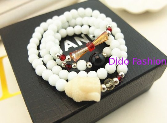 Fashion woman glass crystal bracelets & necklaces