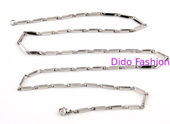 Fashion men jewelry stainless steel necklace men chain 50cm superior finish