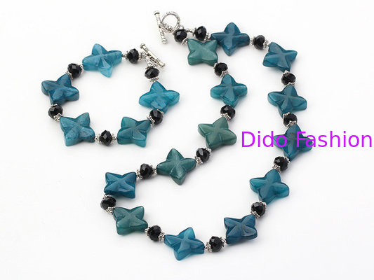 Highest quality necklace bracelet woman Jewelry set wholesale from China low MOQ
