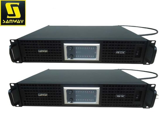 220V Lightweight 2 Channel Power Amplifier , Outdoor 2 Channel Speaker Amp