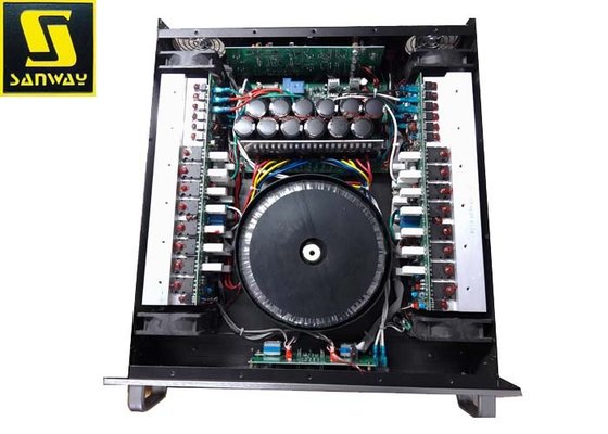 amplificador del sistema PA 20KΩ/10KΩ, amplificador de potencia interior de la clase H del ratio de 100dB S/de N