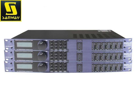 Lightweight  1U High Audio Digital Speaker Processor 2 in 6 out
