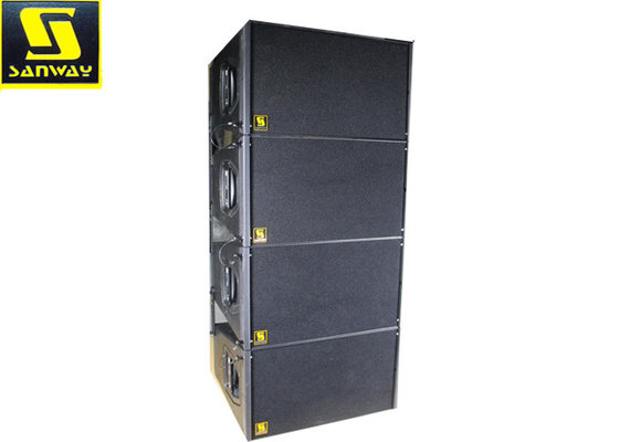 Se dobla 10 pulgadas 8 ohmios de pequeña línea profesional de la columna del altavoz del arsenal para el disco interior