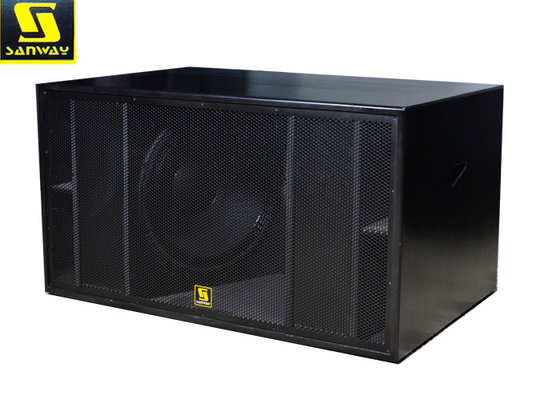 Dual 18 inch Professional PA Powered Subwoofer with Birch Plywood Cabinet