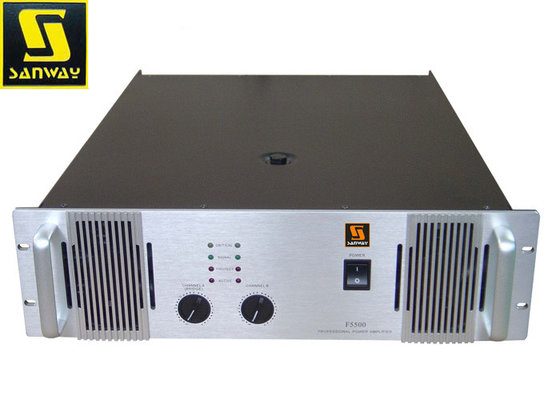3U Professional PA System Amplifier ,  3 Step H 2 Channel Stereo Amplifier
