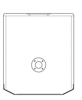 Subwoofer bajo del PA de 18 pulgadas con 600 vatios del poder de equipo de sistema de sonido clasificado