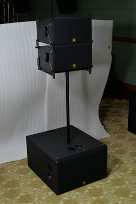 Línea activa dual línea autopropulsada arsenal del altavoz de rango completo de 10 pulgadas del subwoofer del arsenal