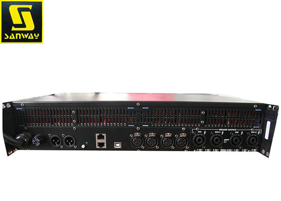 amplificador de alto voltaje del PA de 10000W DSP con la clase TD del amplificador del mezclador del equalizador