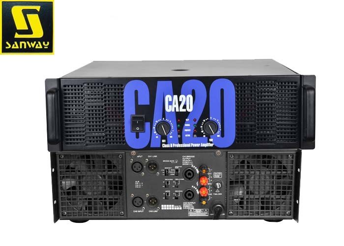 3 pasos clasifican el amplificador estéreo del PA del amplificador 3U del sistema PA de H para el Karaoke