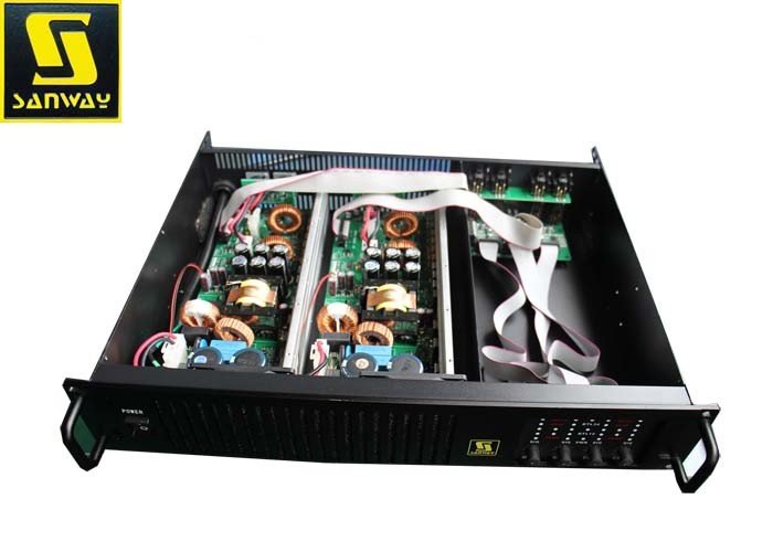 1600 vatios 4 del canal de amplificador del PA para el amplificador de potencia profesional del RF del Pub de la noche