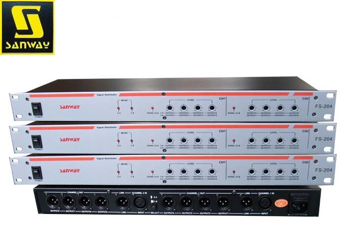 Procesadores de sonido integrados que cambian, procesador del anillo de Digitaces con el conector XLR