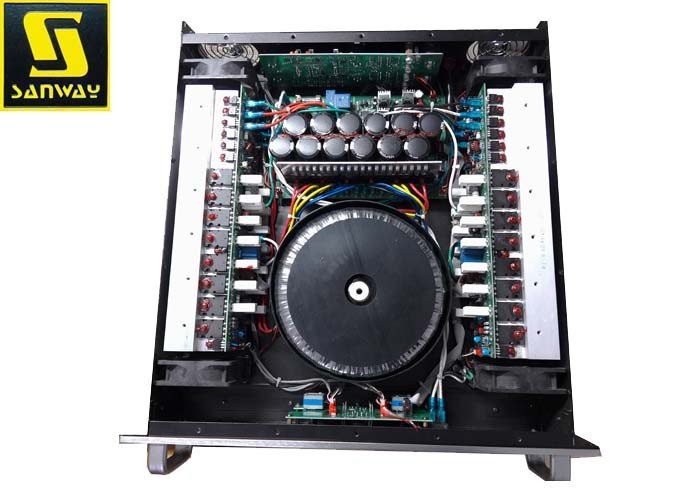 amplificador del sistema PA 20KΩ/10KΩ, amplificador de potencia interior de la clase H del ratio de 100dB S/de N