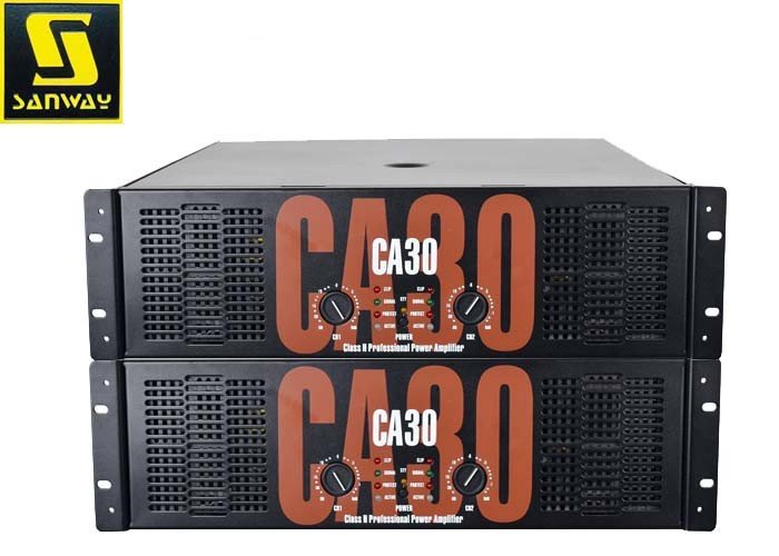 Clase H 1800W/2700W/4050W del amplificador de potencia del amplificador del sistema PA del transformador del toroide