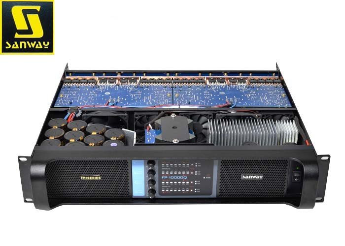 Amplificador estéreo del mezclador del amplificador de potencia 2500W del canal del peso ligero 4 para el acontecimiento al aire libre