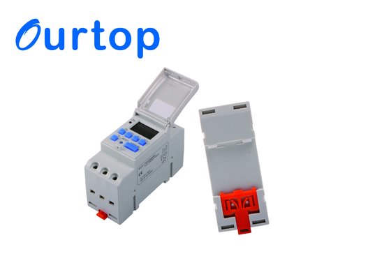 AC220V Digital Programmable Time Switch Battery Operated For Exterior Light