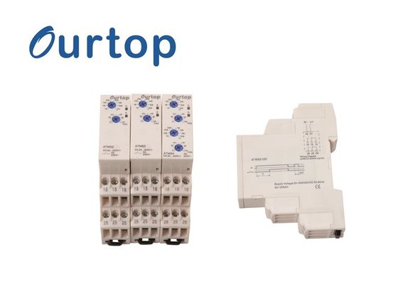 500mW Multifunction Timer Relay Green Led Indication 24 ~ 240VAC / DC 50-60Hz
