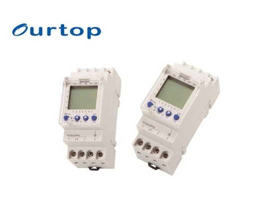 CE Certificate Battery Programmable Electronic Timer Switch DIN RAIL Installation