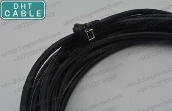 Customized IEEE 1394 Firewire Cable 90 Degree Angled UP or Down 9Pin