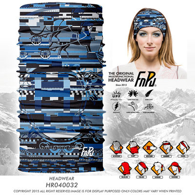 Coolmax Full 3d Printing UV filter Multifunctional Women/Men Cycling fishing Headband Stretch Headwear Neck Multi Scarf supplier