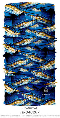 Fishing Theme balaclava seamless coolmax Uv Protection Necktube sport bandana supplier