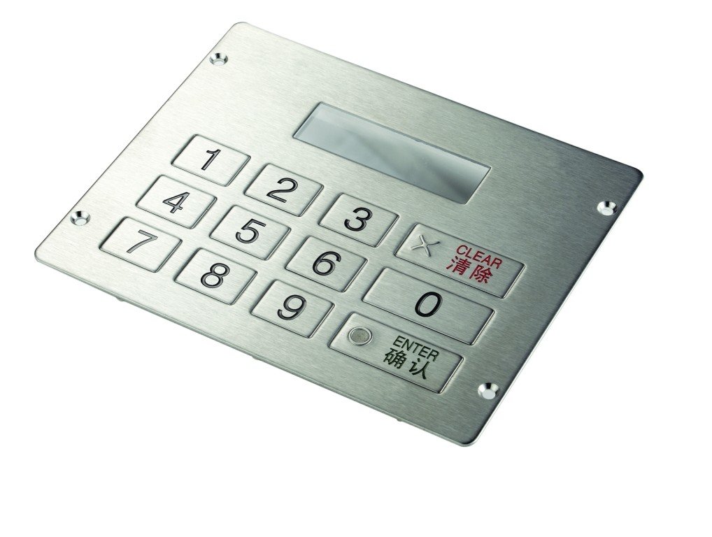 Industrial Metal Numeric Keypad