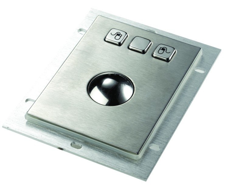 Explosion Proof Metal Keyboard With Trackball 