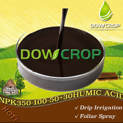 HOT SALE DOWCROP HIGH QUALITY WS 350-100-50+30HA 100% COMPLETELY WATER SOLUBLE FERTILIZER  DARK BROWN ORGANIC FERTILIZER supplier