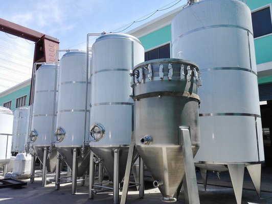 Stainless Steel Tanks / Sterilizer Tank Pasteurizer 72 ℃-137℃ Beer Juice Milk