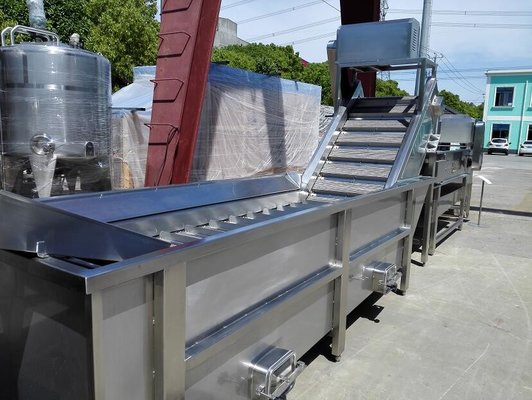 ISO 3 Steps + Surfing Washing Machine Vegetables / Fruit Processing Equipment