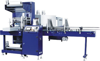 PE / PVC / POF Automatic Shrink Wrap Machine Beverage Filling Line