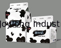 Automatic Gable Top Beverage Filling Equipment Carton Milk / Juice / Yogurt Beverage Filler
