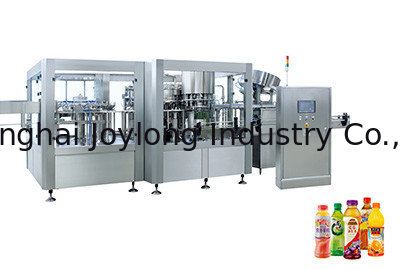 Bottling Beverage Filling Machine With Labeling Shrink Packing Machine