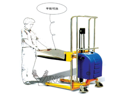 200kg to 400kg Electric Stacker Lifting Equipment Hydraulic 85 Height