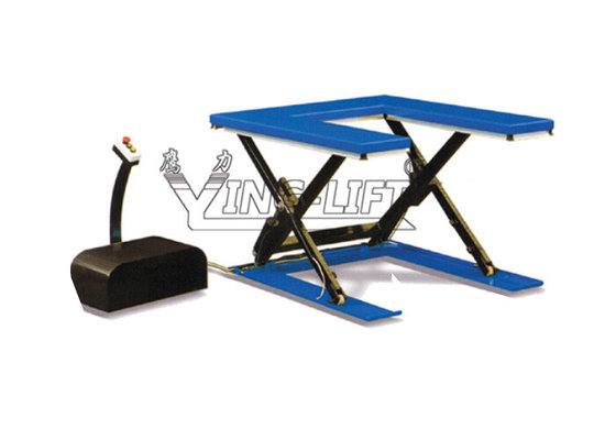 U - Shape Low Profile Electric Lifting Table Equipment 380V / 50Hz