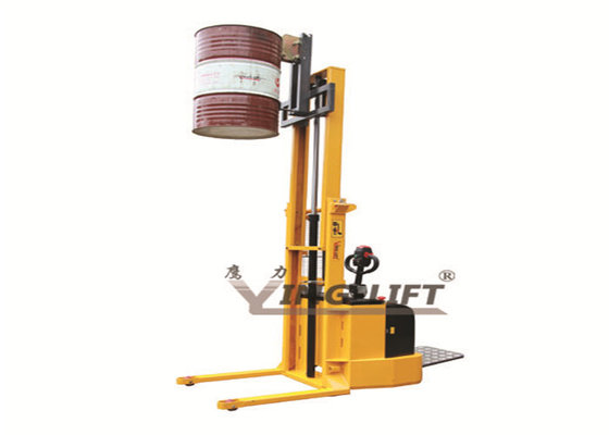 600KG Steel &amp; Plastic Oil Drum Handling Equipment Fully Battery Operated