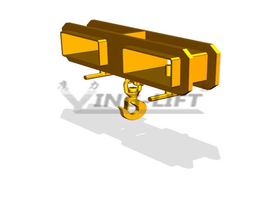 Auto - Tension Single &amp; Double Forklift Truck Attachments Swivel Hook
