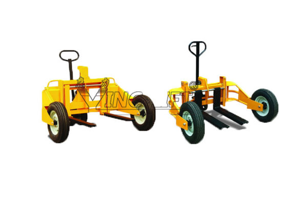 Indoor Material Handler Equipment , Hydraulic Manual All Terrain Pallet Truck
