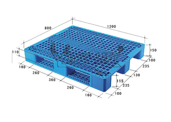 Skid - resistant Warehouse Storage Equipment , 1200*800 Plastic Shipping Pallets