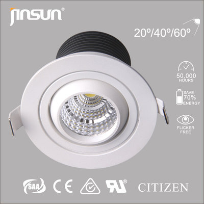 zhongshan led lighting fixture 7W bridgelux cob downlight high lumen lamp