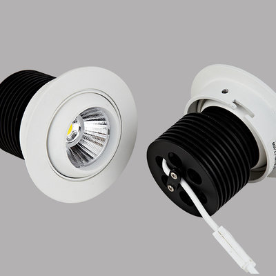 WGolden white,black housing ox ed narrow beam angle downlight led spotlight