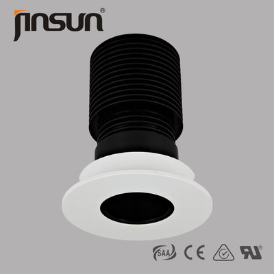 5W COB LED ceiling spotlight with circular cutout rotatable hidden light soure